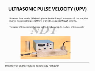 Non destructive testing_Concrete | PDF | Civil Engineering Industry ...