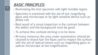 Non destructive testing] | PPTX