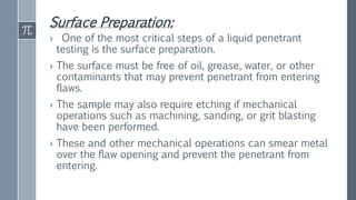 Non destructive testing] | PPT