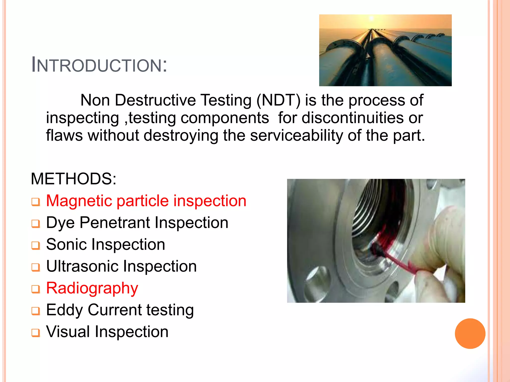 Non destructive testing | PPT