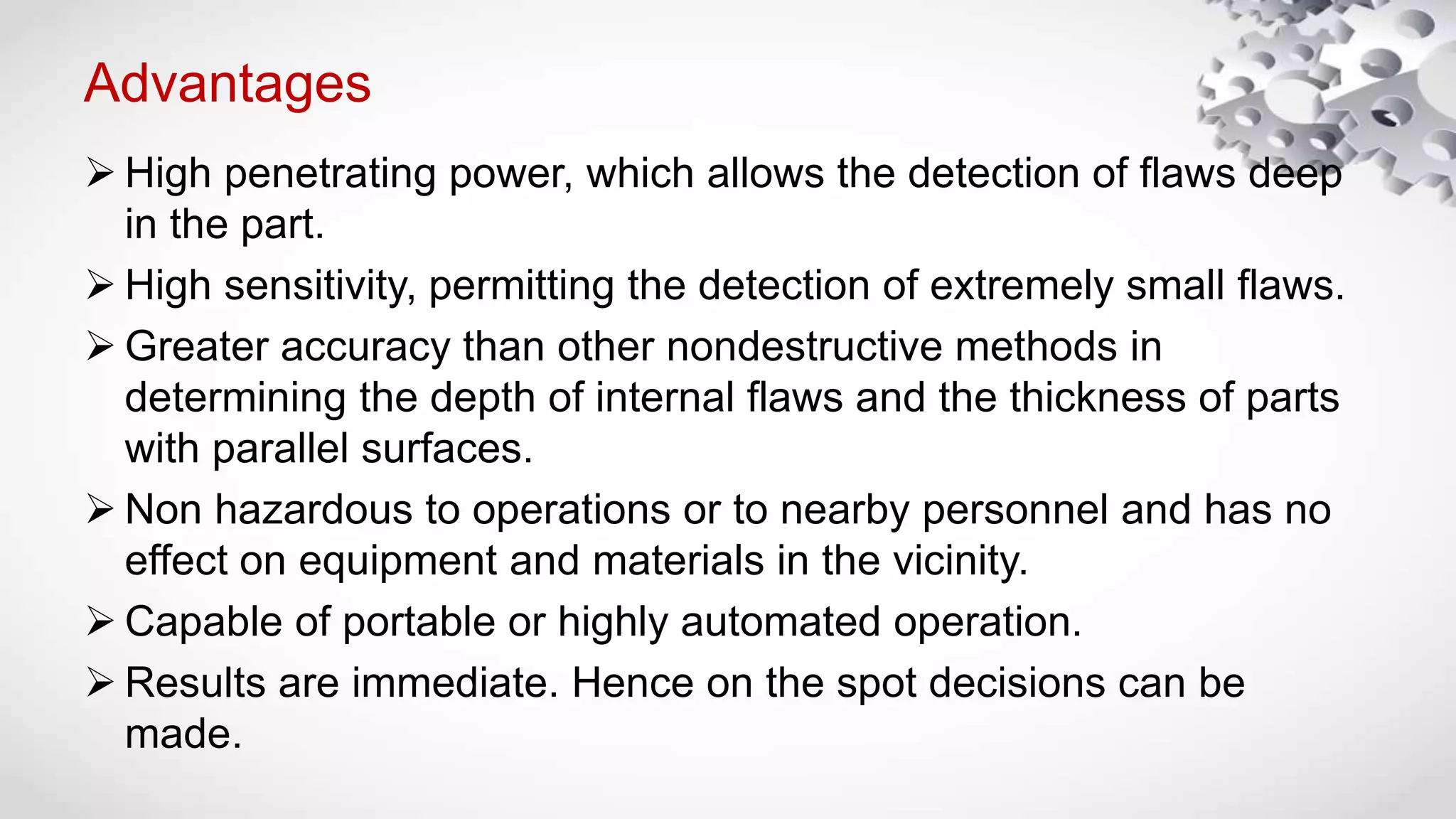 Non destructive testing methods | PPTX