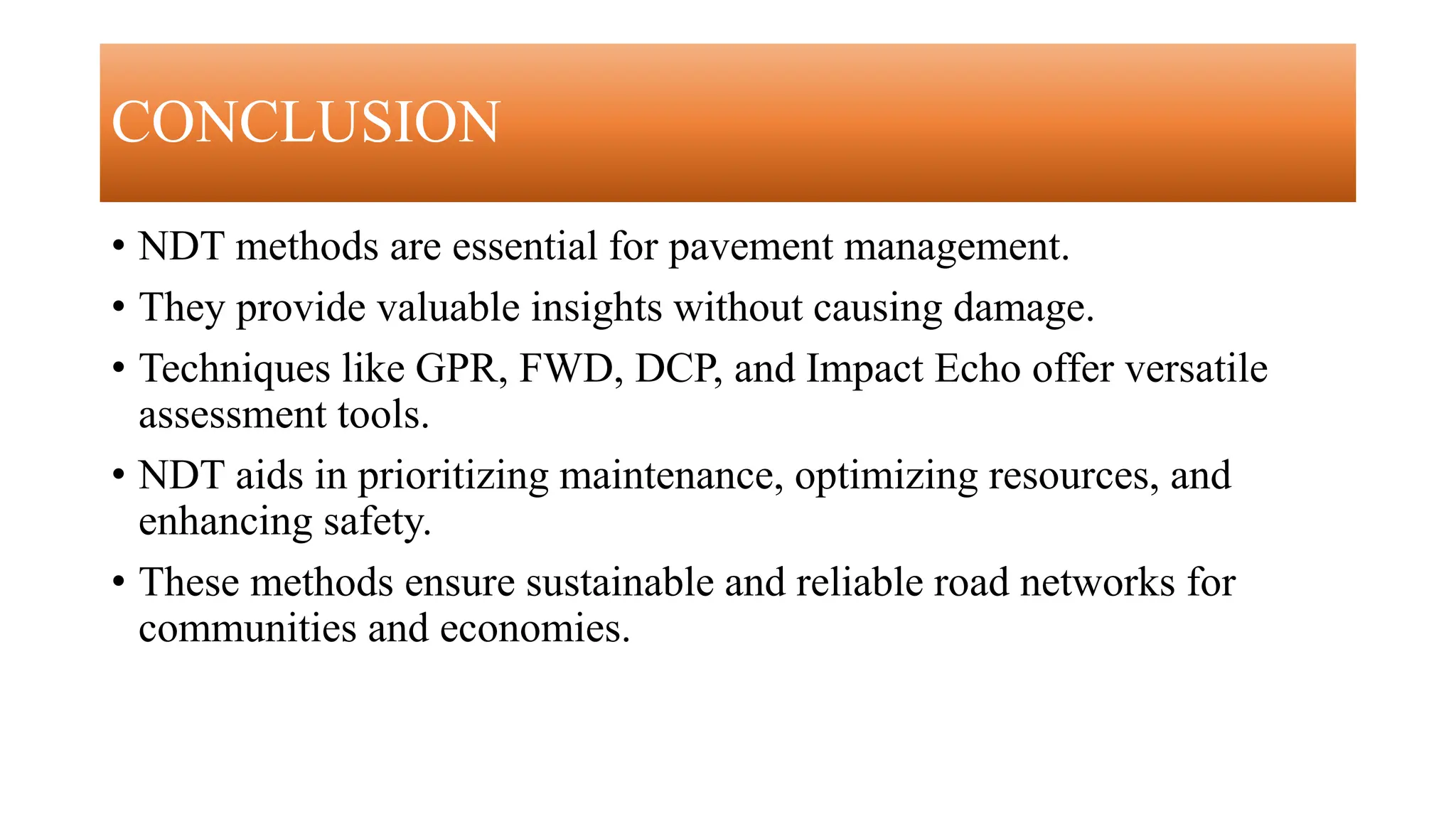 NON-DESTRUCTIVE TESTING OF PAVEMENTS FINAL.pptx
