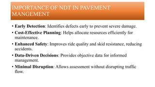 NON-DESTRUCTIVE TESTING OF PAVEMENTS FINAL.pptx