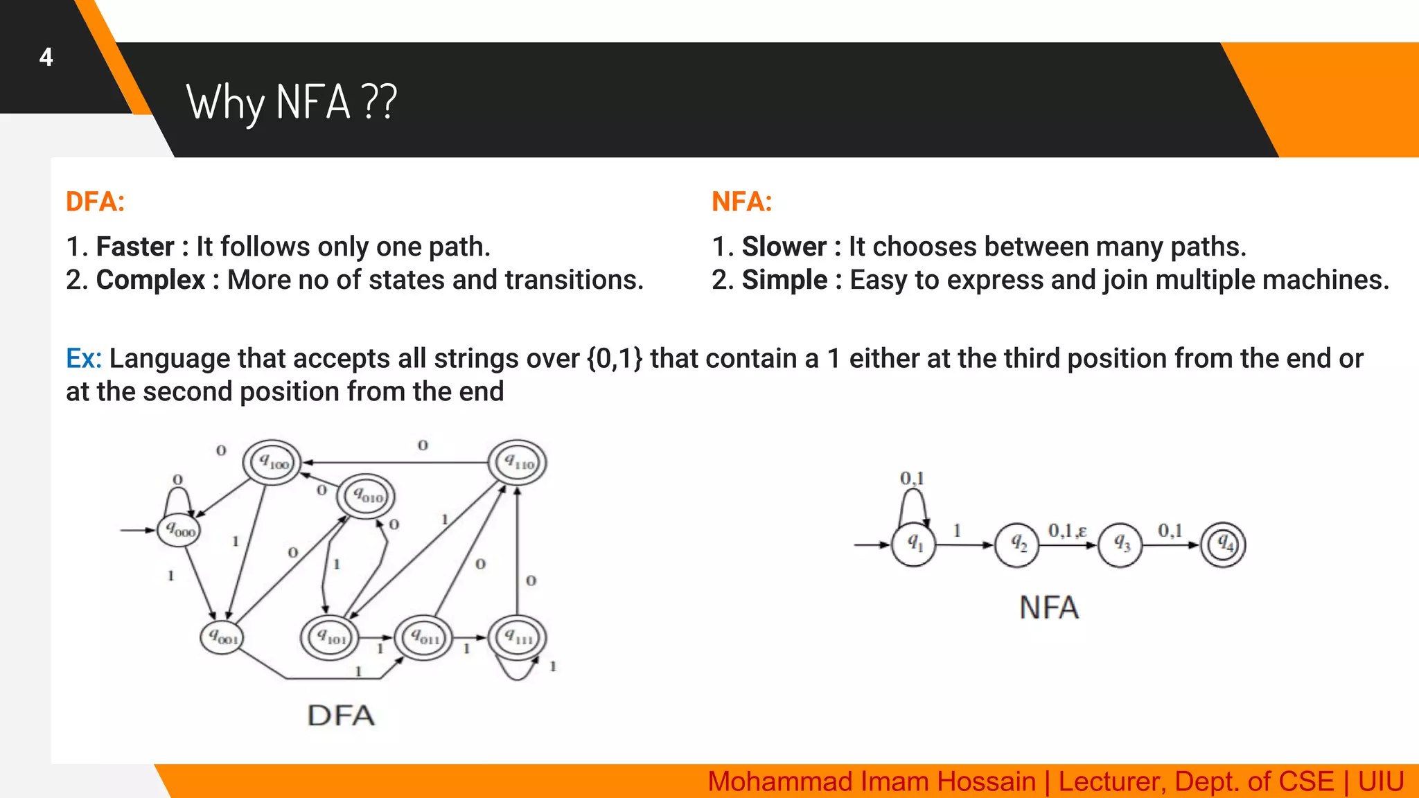 Toc 4 Non Deterministic Finite Automata Ppt