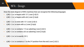 TOC 4 | Non-deterministic Finite Automata | PDF
