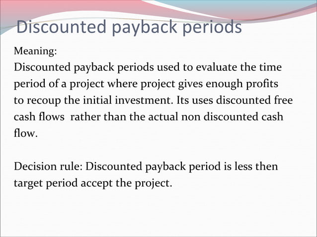 non-discounting-cash-flow-technique