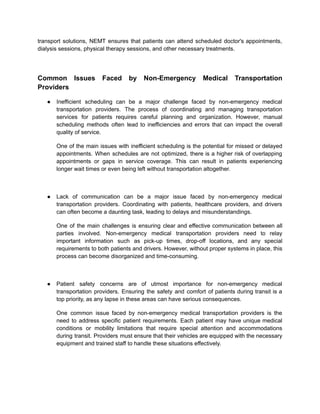 Non-Emergency Medical Transportation_ Common Issues and How to Solve ...