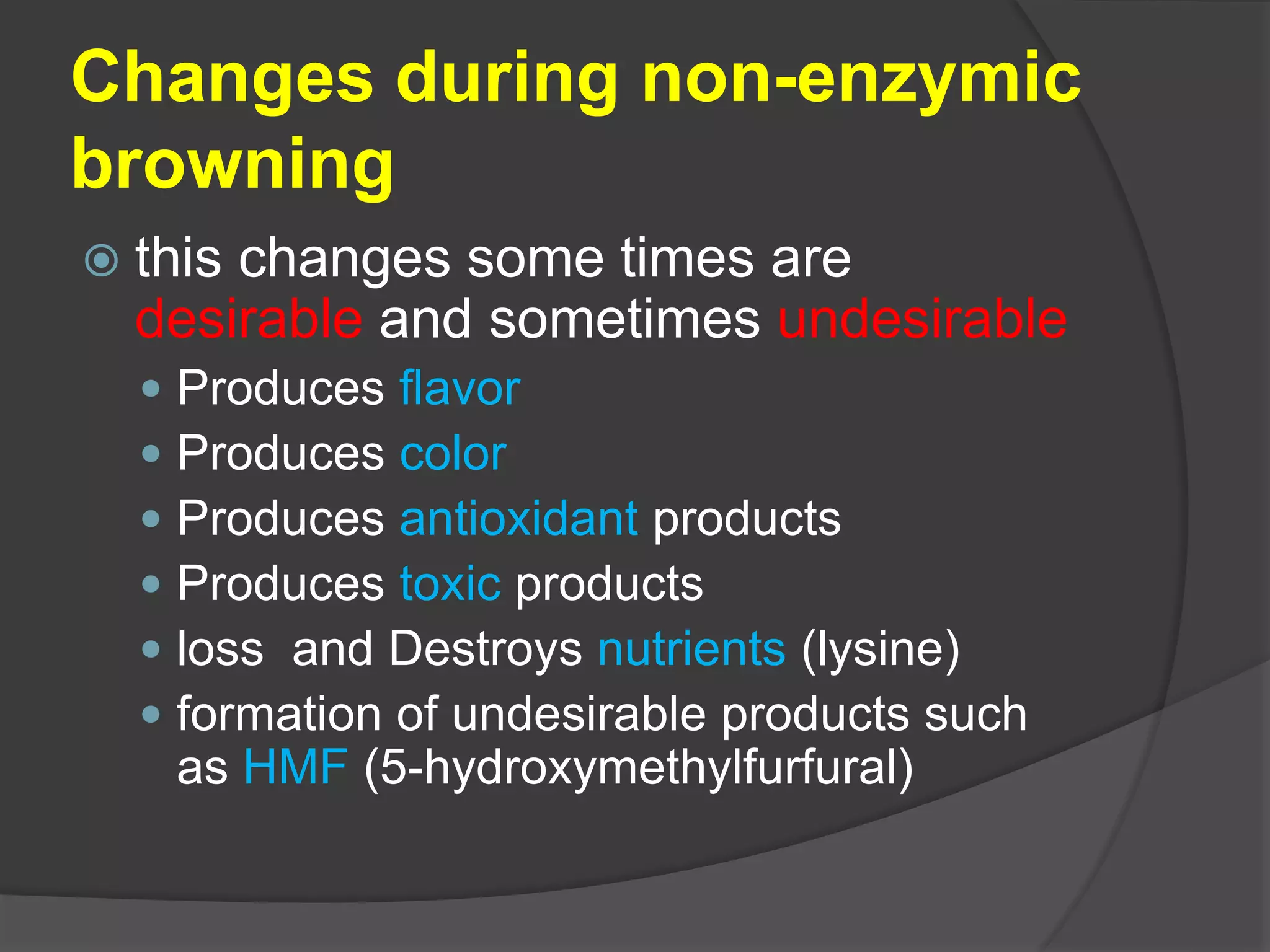 Non enzymic browning | PPTX