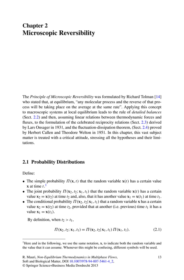 Non equilibrium thermodynamics in multiphase flows | PDF | Physics ...