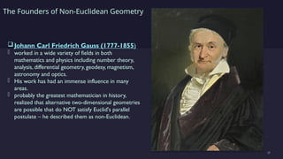 NON-EUCLIDEAN GEOMETRY- Carl Friedrich Gaus.pptx