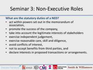 Non executive roles | PPTX