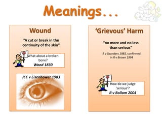 Non fatal offences 2010-11 | PPT