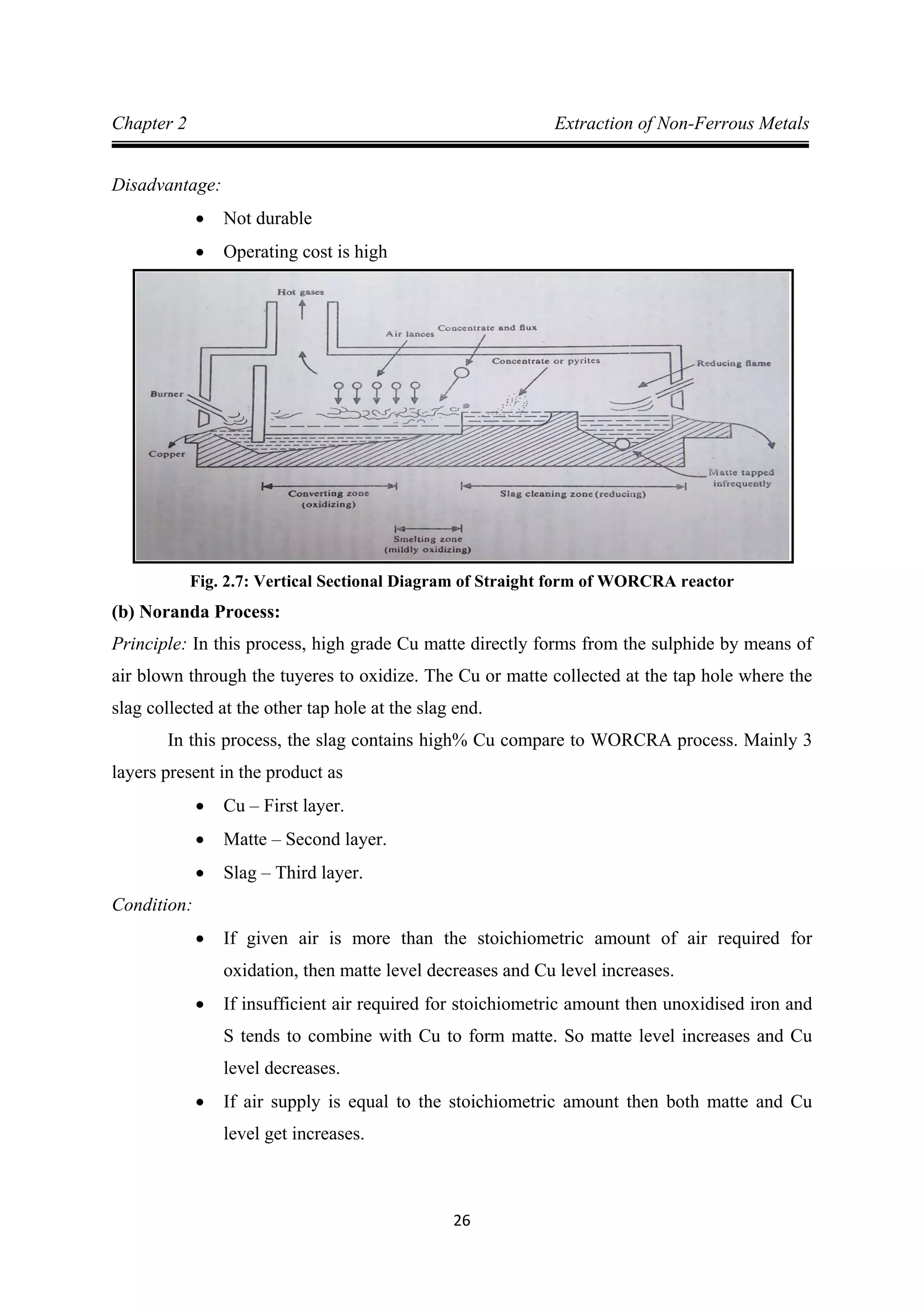 Non - Ferrous Extraction of Metals Lecture Notes | PDF