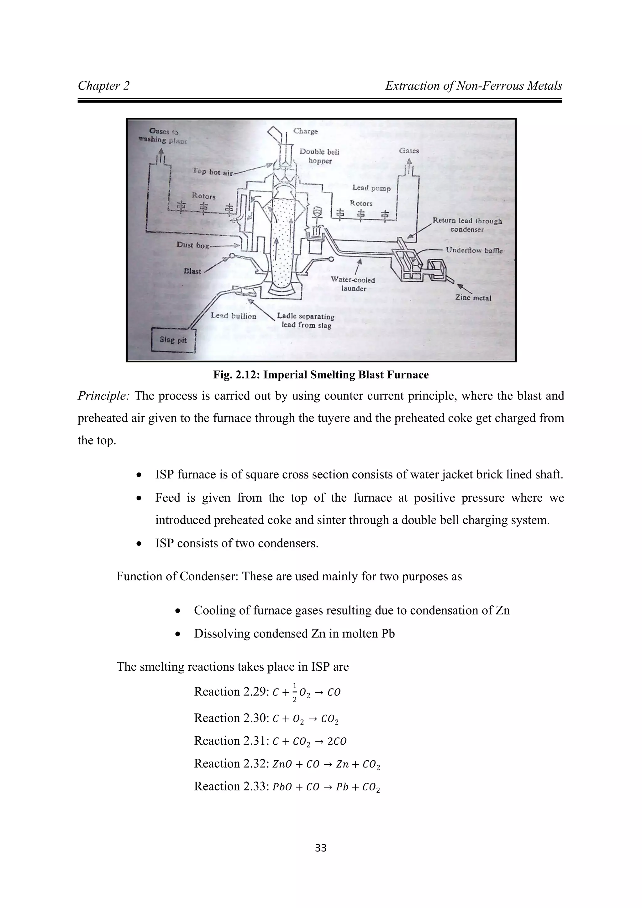Non - Ferrous Extraction of Metals Lecture Notes | PDF