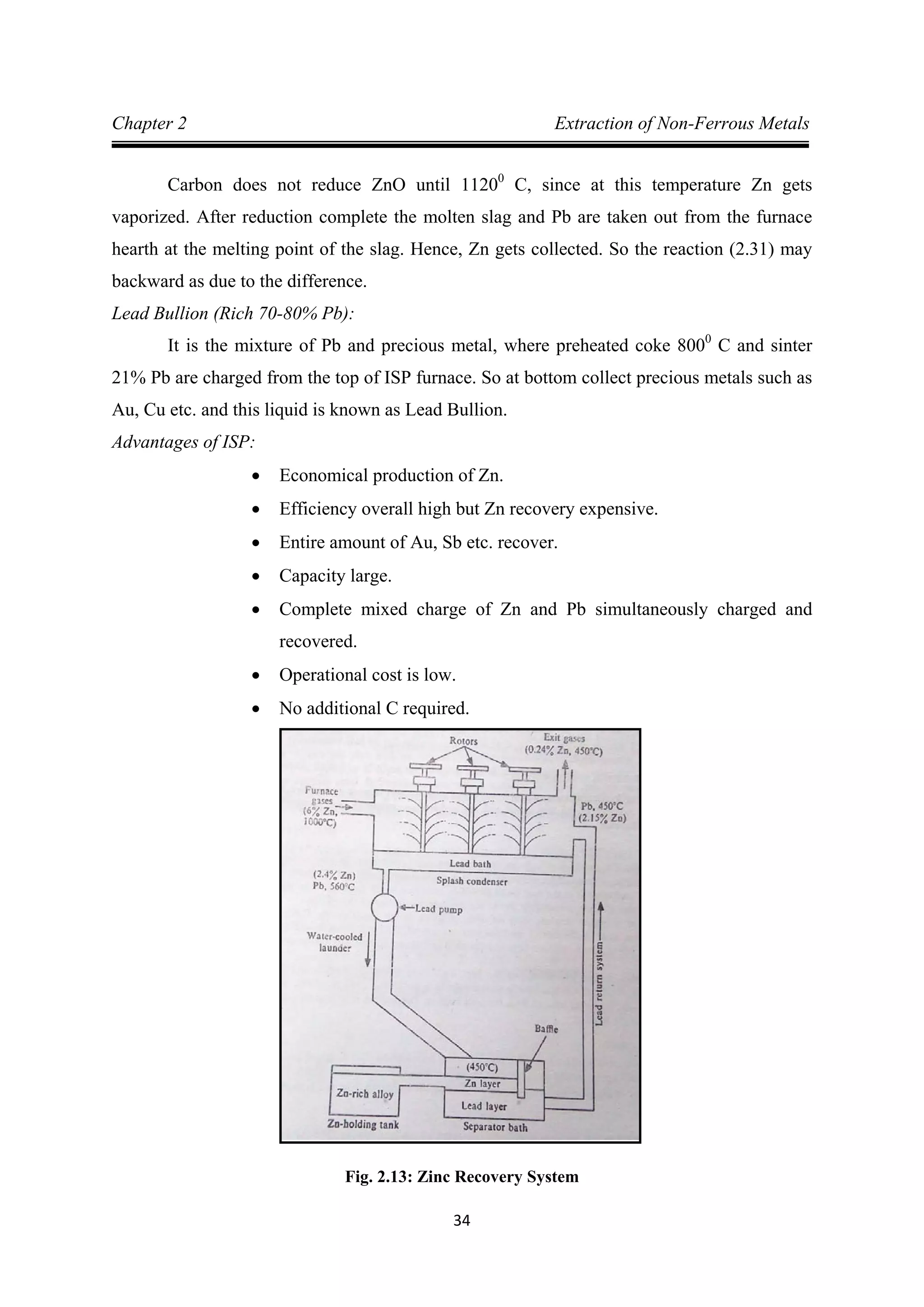 Non - Ferrous Extraction of Metals Lecture Notes | PDF