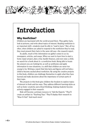Non fiction book reports | PDF