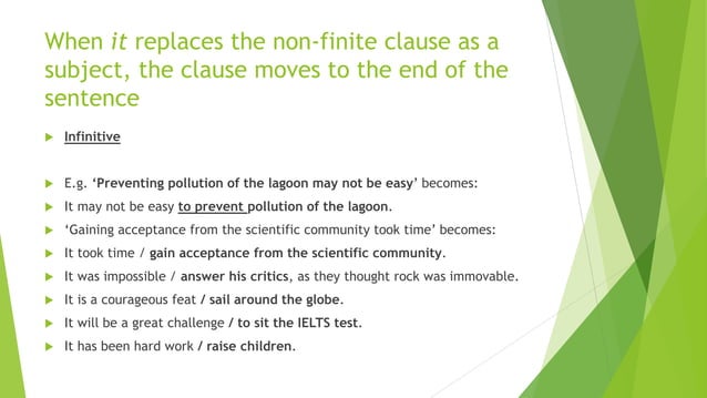 Non-finite clauses | PPTX