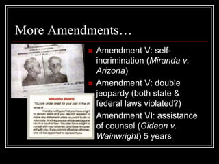 Non-First Amendment Rights | PPT