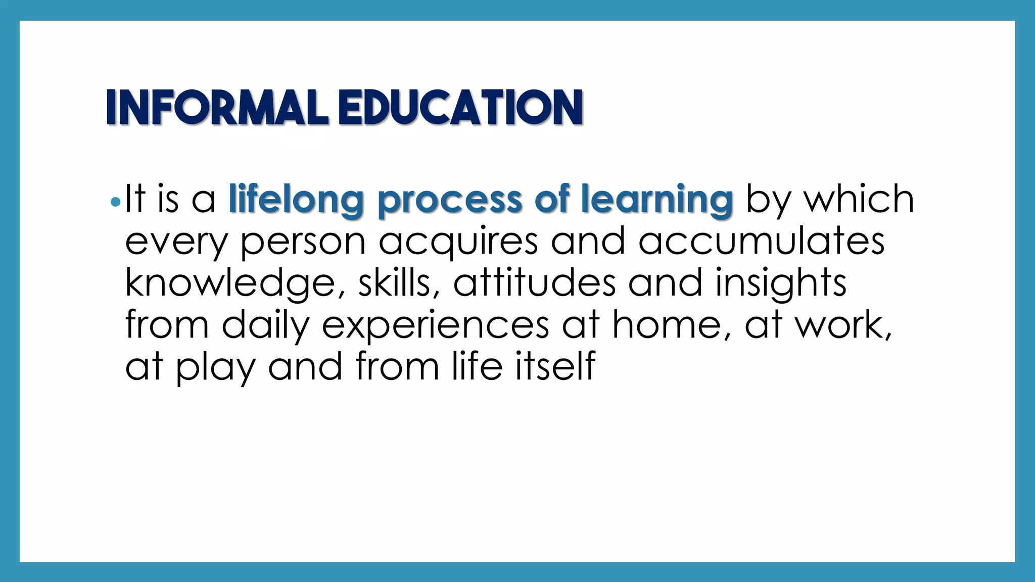 Non-Formal Education in the Philippines | PDF