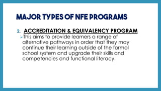 Non-Formal Education in the Philippines | PDF