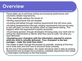 Non functional performance requirements v2.2 | PPSX
