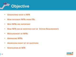 Non functional requirements. do we really care…? | PPTX