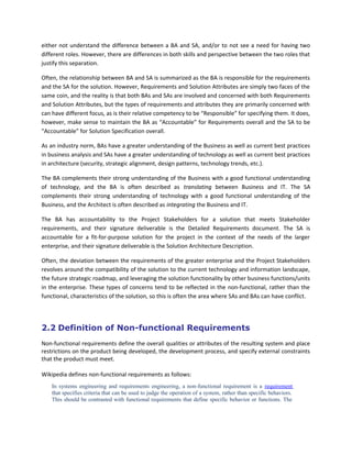 Non functional requirements framework | DOC