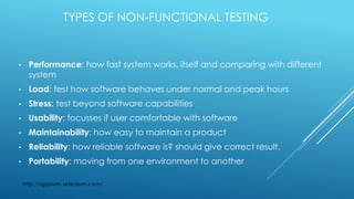 Non functional testing | PPTX