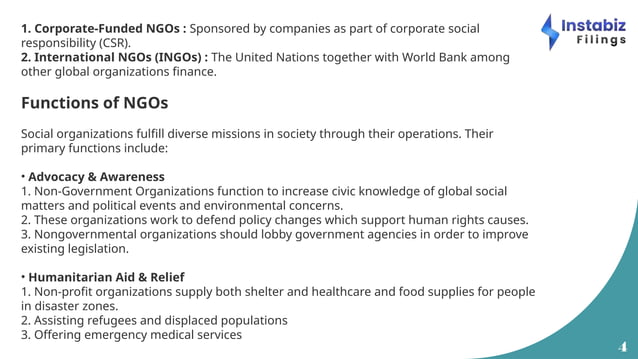 Non-Governmental Organizations (NGO): Impact and Importance | PPT