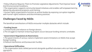 Non-Governmental Organizations (NGO): Impact and Importance | PPT