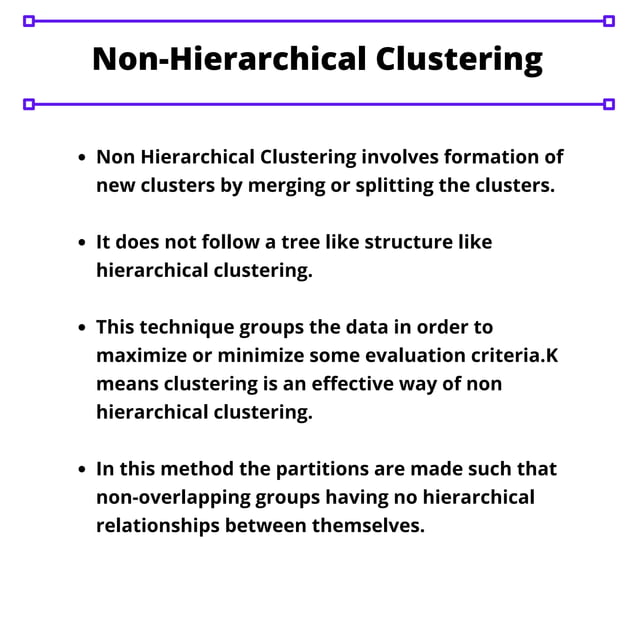 Non hierarchical clustering | PDF