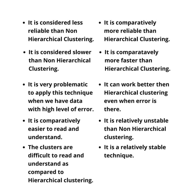 Non hierarchical clustering | PDF