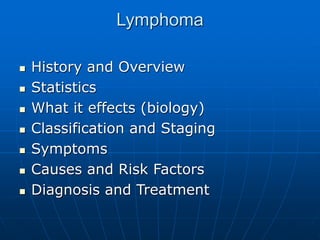 Non-Hodgkins Lymphoma management and staging.ppt