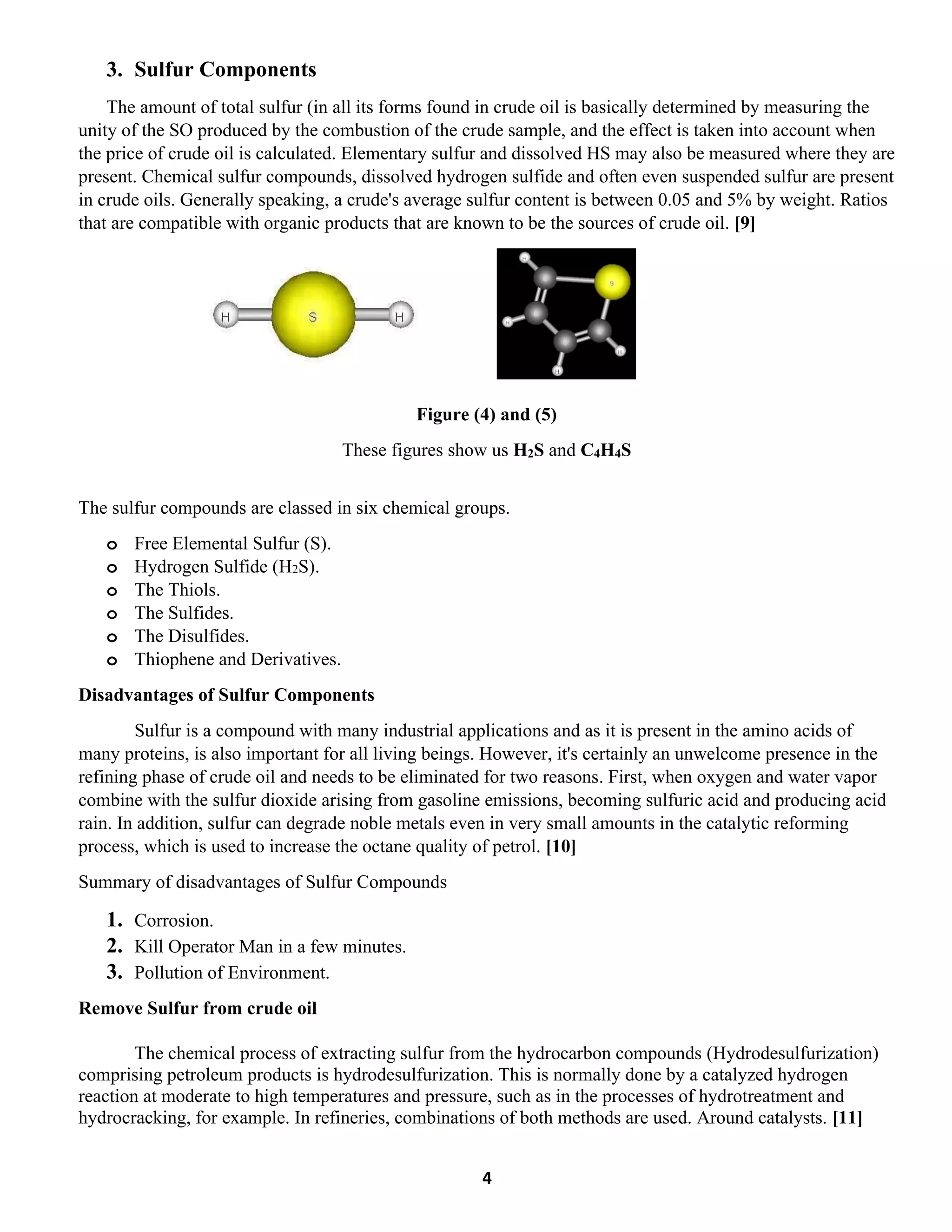 Non hydrocarbon components in crude oil | PDF