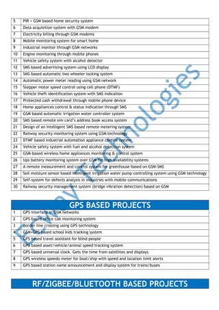 Non ieee embedded projects | DOC