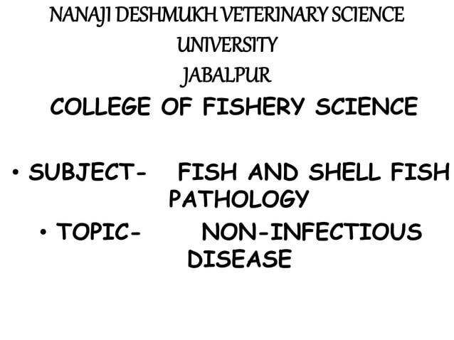 Non infectious disease | PPTX | Infectious Diseases | Diseases and ...