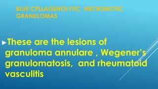 Non infectious&necrobiotic granulomatous diseases of the skin by M.Y ...