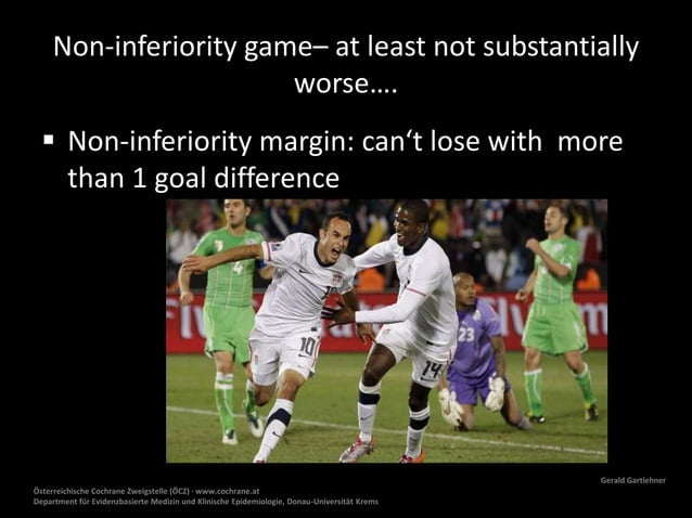Superiority, non-inferiority, equivalence studies - what is the ...