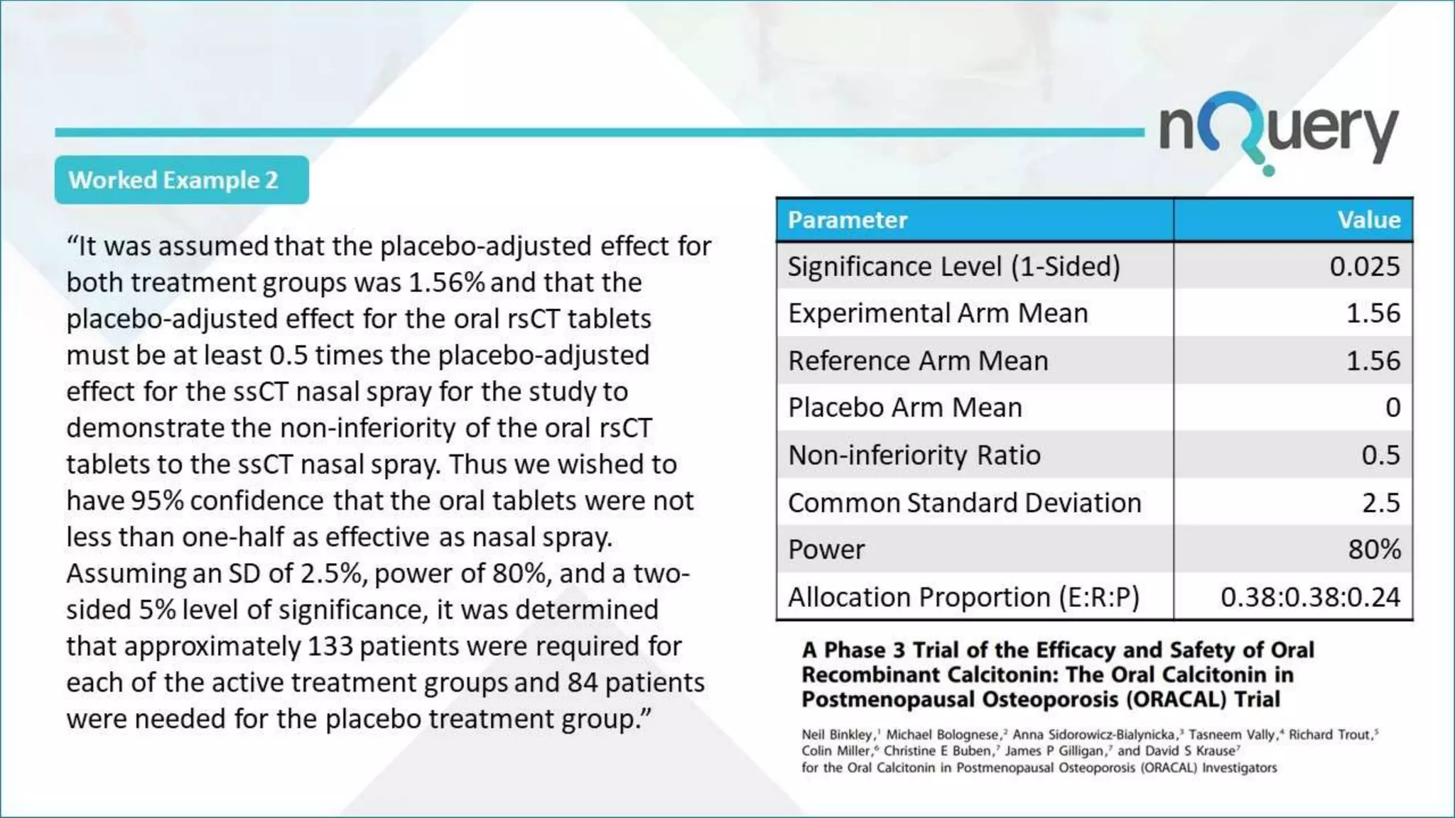 Non-inferiority and Equivalence Study design considerations and sample ...