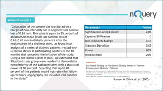 Non-inferiority and Equivalence Study design considerations and sample ...
