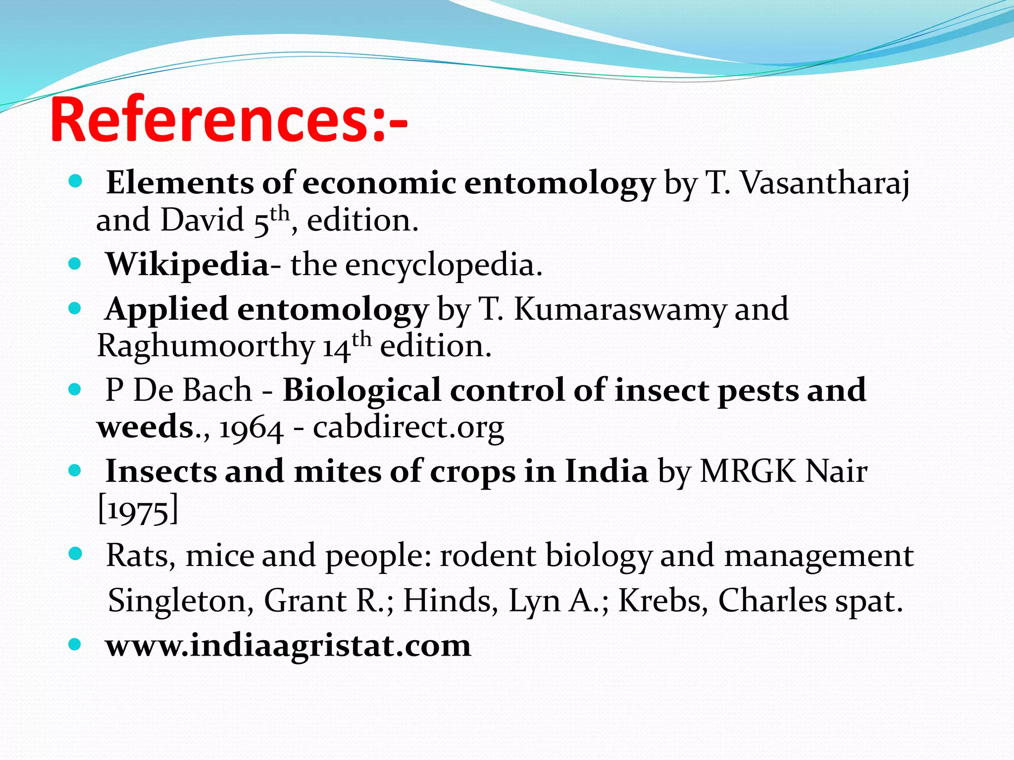 Non insect pests | PPTX