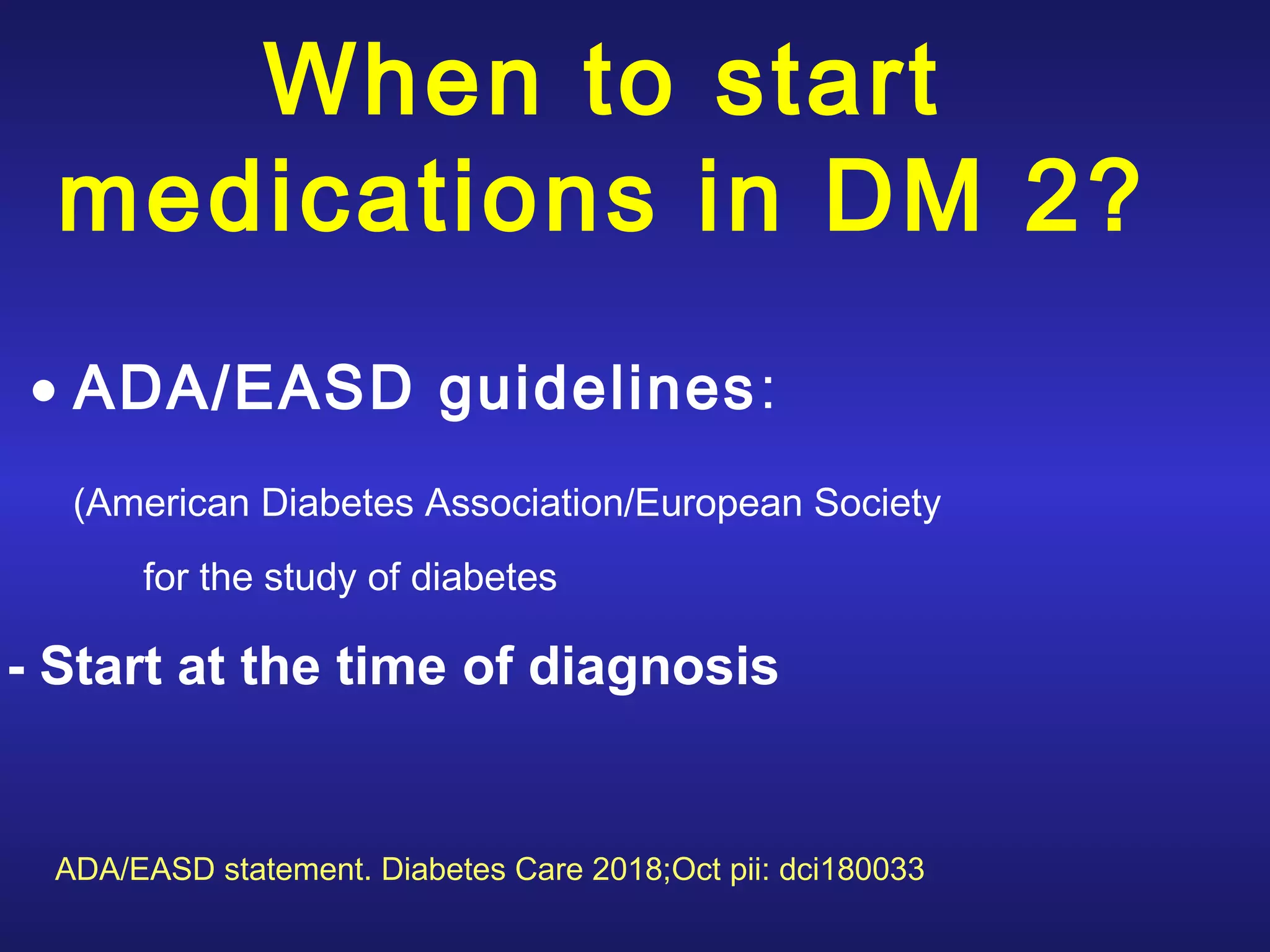 Non insulin glucose-lowering therapy in type 2 DM | PPT