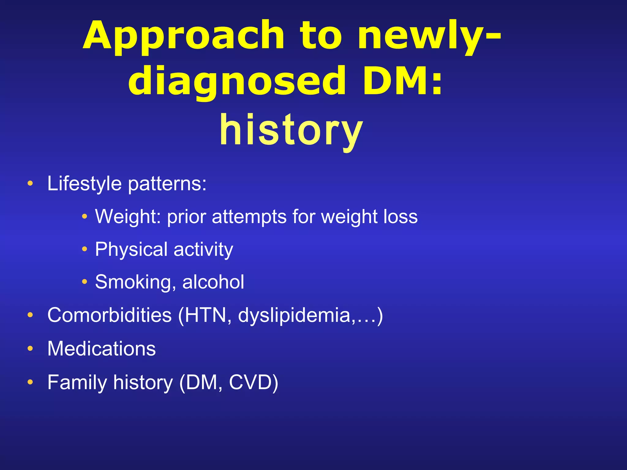 Non insulin glucose-lowering therapy in type 2 DM | PPT