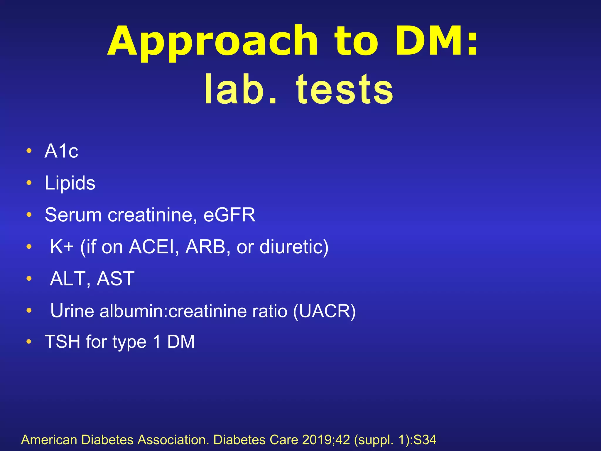 Non insulin glucose-lowering therapy in type 2 DM | PPT