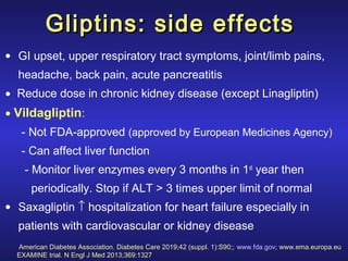 Non insulin glucose-lowering therapy in type 2 DM | PPT