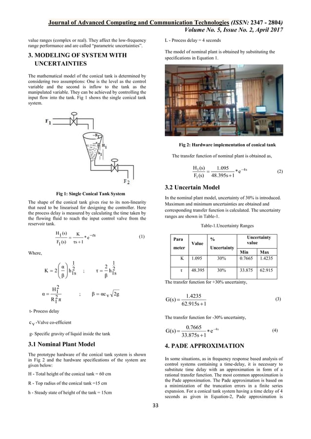 Non Integer Order Controller Based Robust Performance Analysis Of A