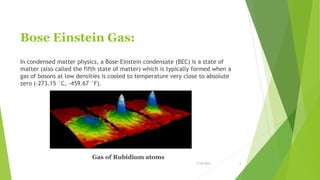Non interacting Bose gas | PPT