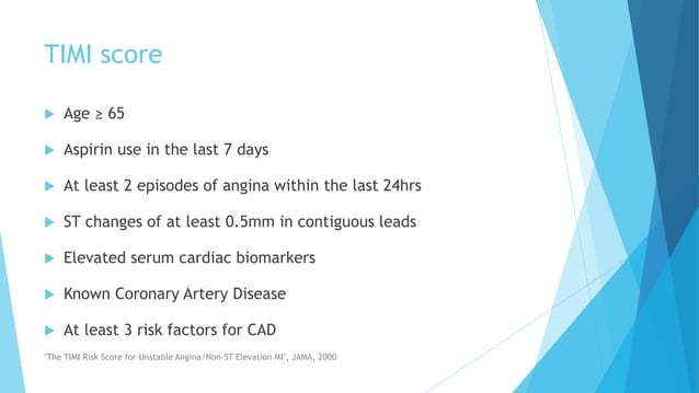 Non invasive cardiac testing for acute coronary syndrome | PPT