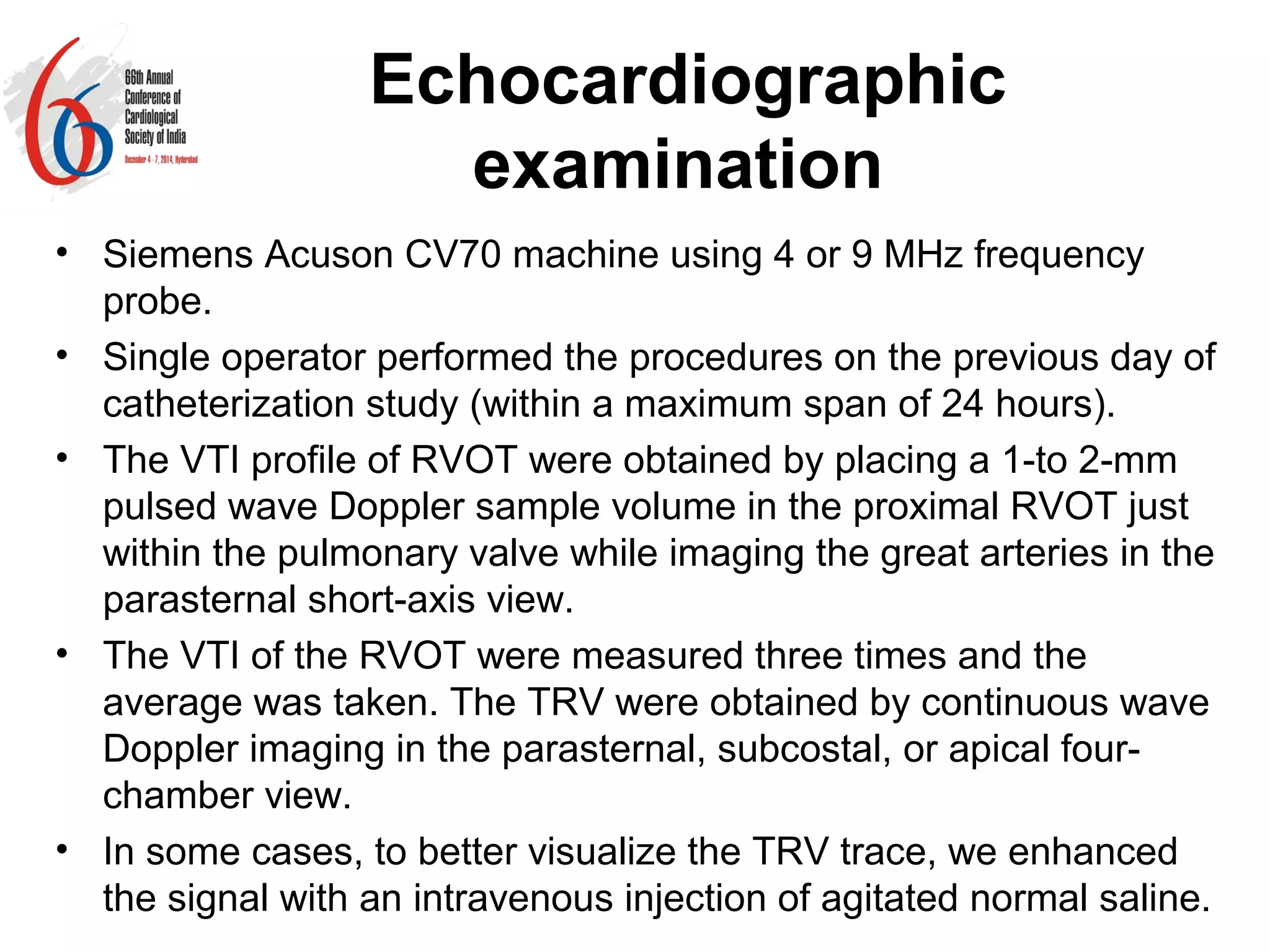 Non invasive estimation of pulmonary vascular resistance in patients of ...