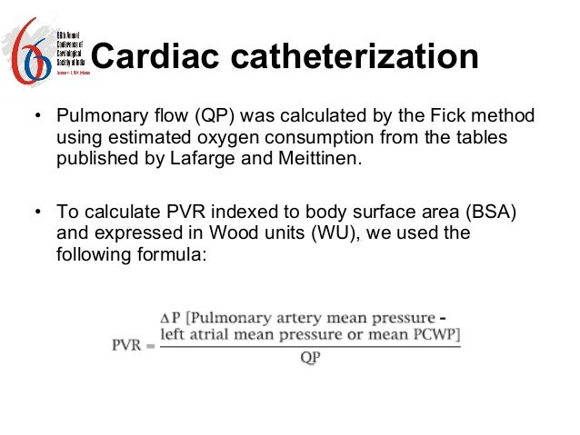 Non invasive estimation of pulmonary vascular resistance in patients